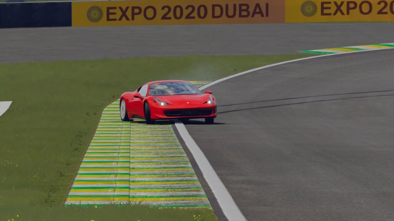 Sideways in a Ferrari 458 Italia 2011 - Autódromo de Interlagos ...