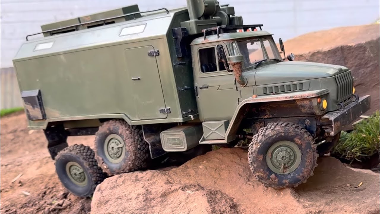Wpl B36 RC 6x6 Ural OFF ROAD! 🚙 4K - YouTube