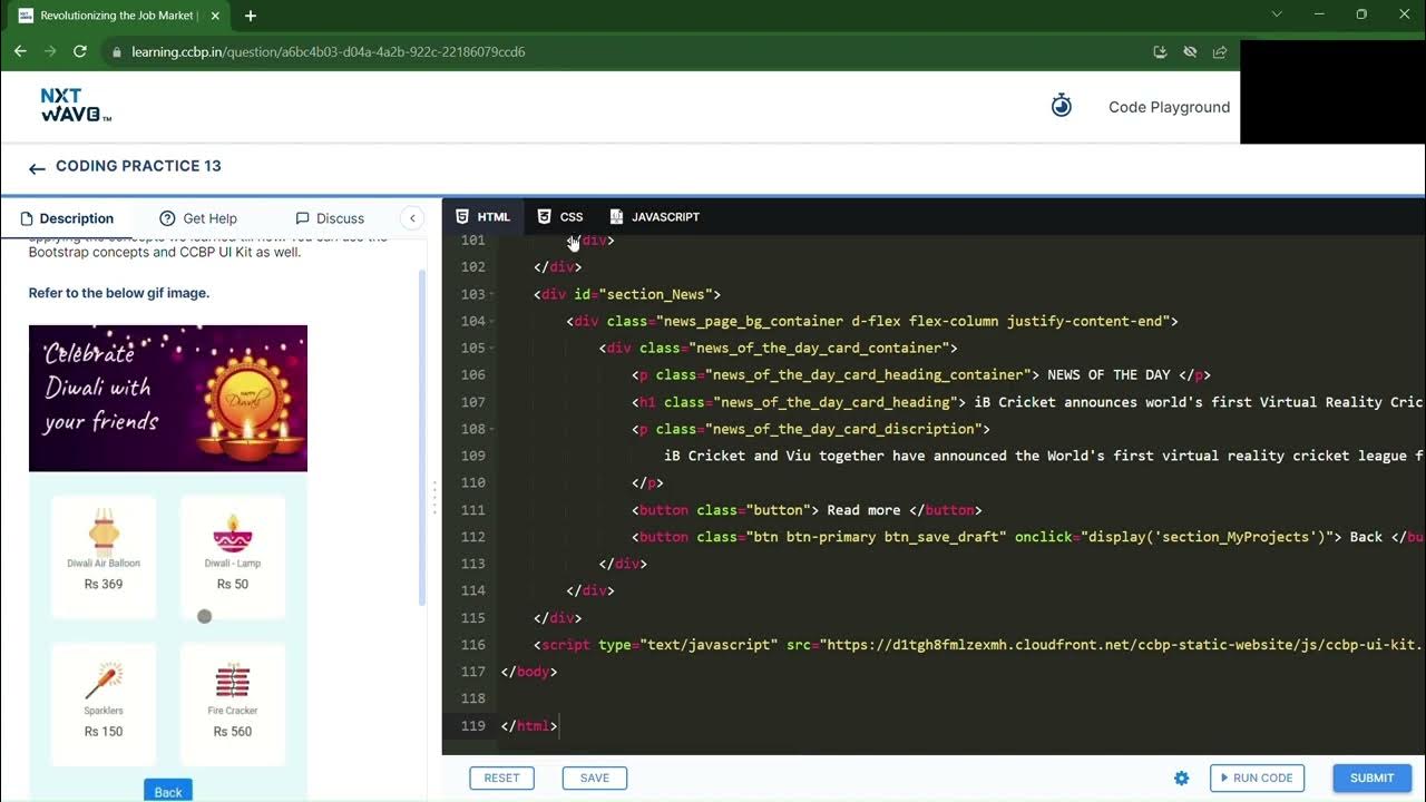 My Projects Page | Bootstrap | Coding Practice 13 | NxtWave | ccbp 4.o - YouTube