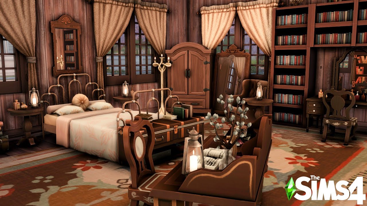 QUARTO DE MANUELA 📖(A Casa das Sete Mulheres) - The Sims 4 // NO CC ...