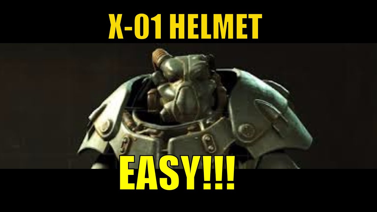 Easy X-01 Power Armor Helmet!!! Fallout 4 - YouTube