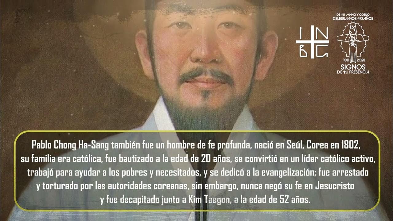 SANTOS Y MÁRTIRES | Santos Andrés Kim Taegon y Pablo Chong Hasang y compañeros mártires - YouTube