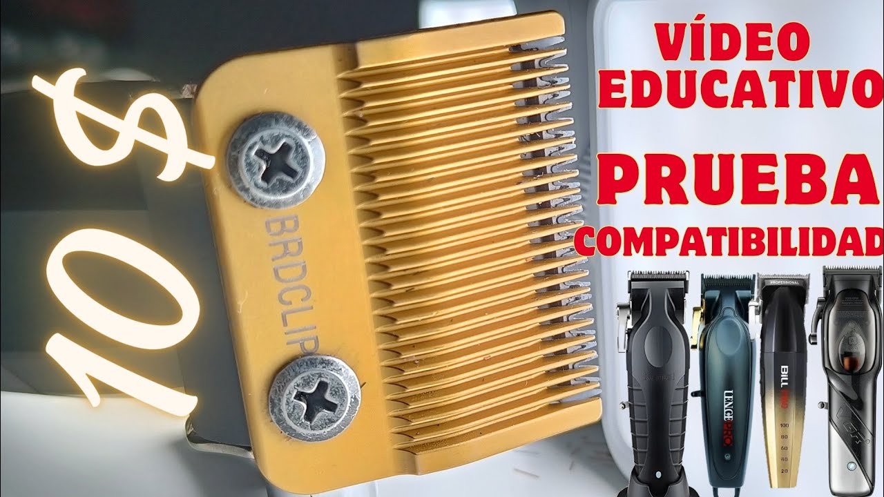 CUCHILLA BRD CLIP prueba de compatibilidad con Kemei Lence Pro Bill Pro ...