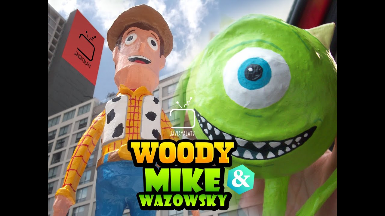 Woody & Mike Wazowski ( Paper toys ) - YouTube