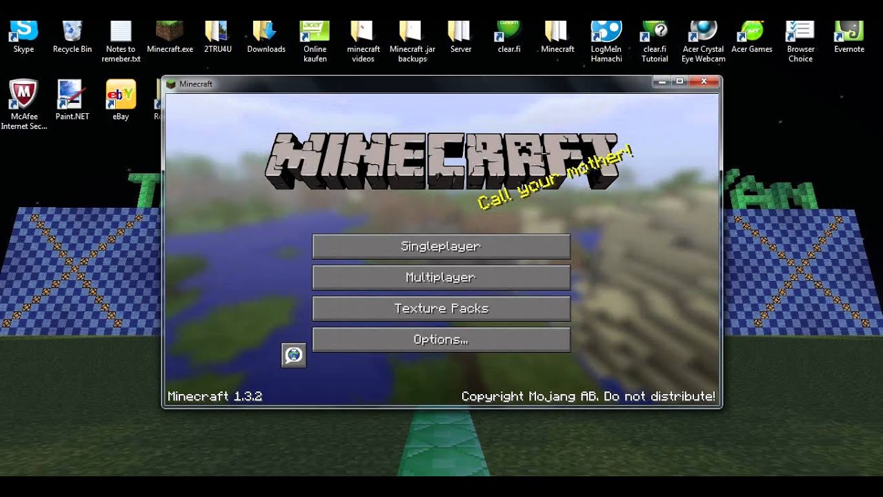 Optifine 1.3.2 With Pre Made .jar File In Description - YouTube
