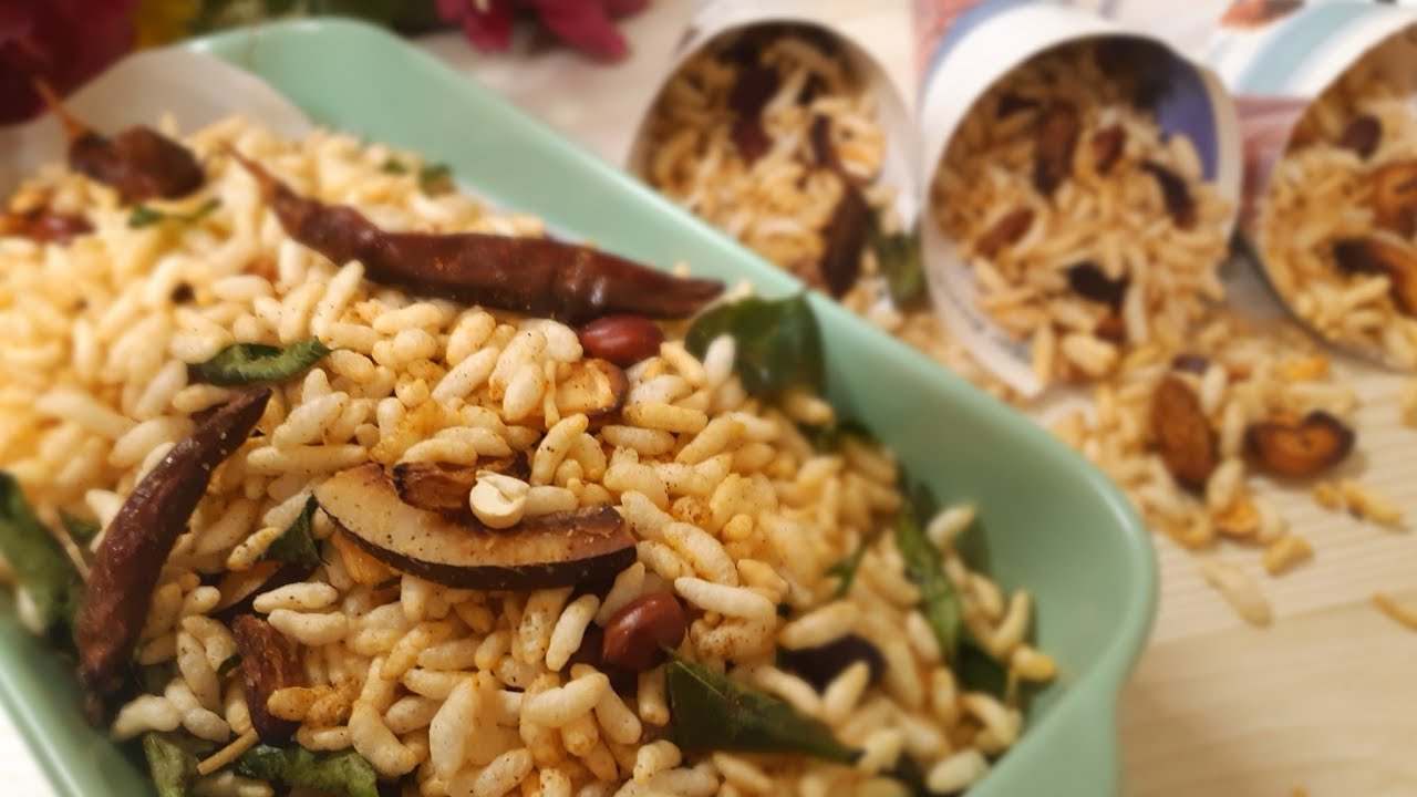 QUICK AND EASY 5 MINUTES SNACK | CHATPATA MURMURA CHIVDA | SPICY PUFFED ...