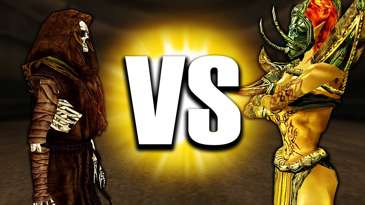 Grurn vs Tribunal Bosses | Morrowind NPC Battle - YouTube