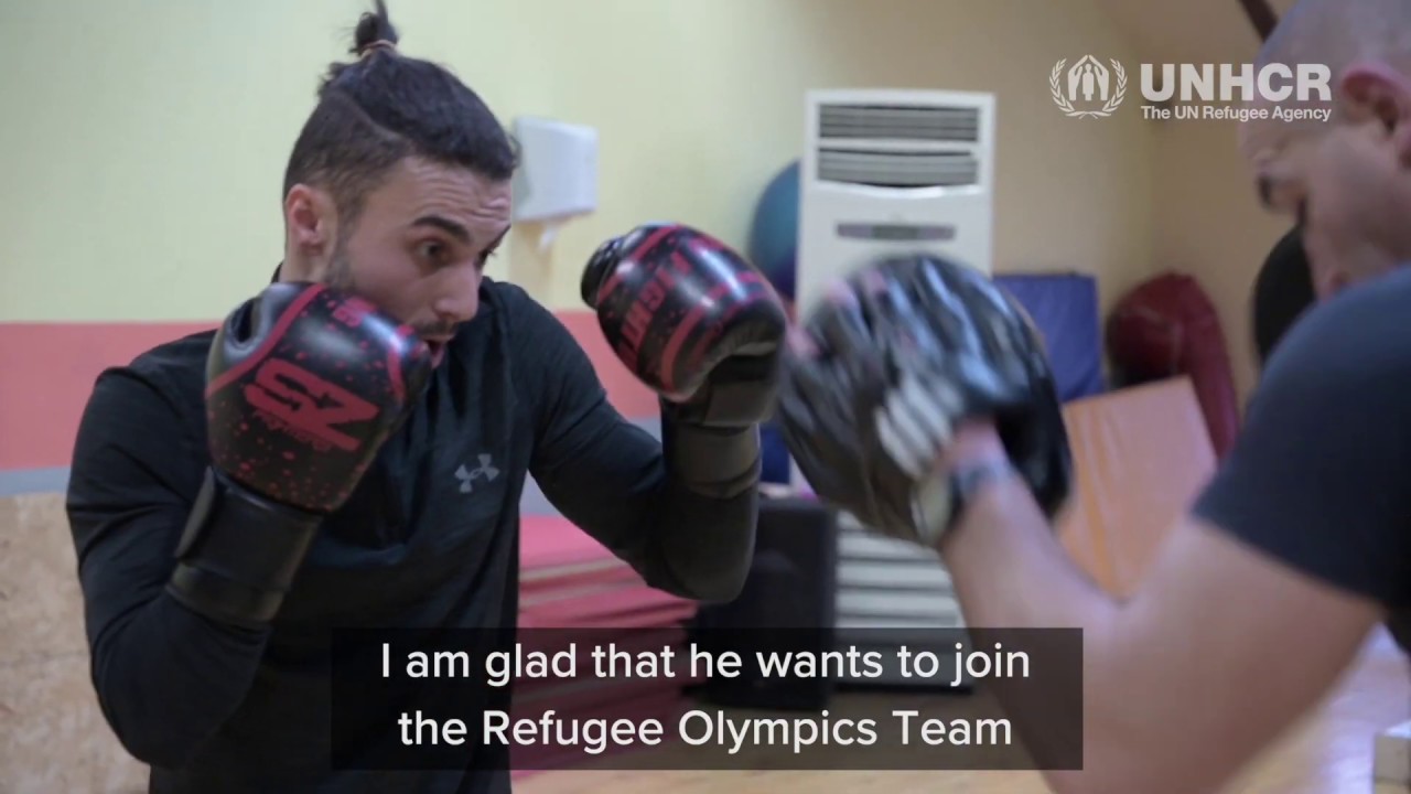 Syrian refugee boxer in Bulgaria aims for the Olympics - YouTube