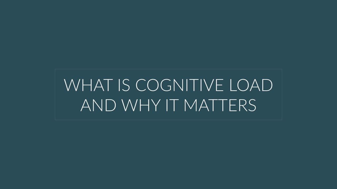 Cognitive Load Quotes