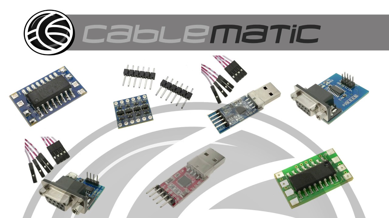 Conversores electrónicos - distribuido por CABLEMATIC ® - YouTube