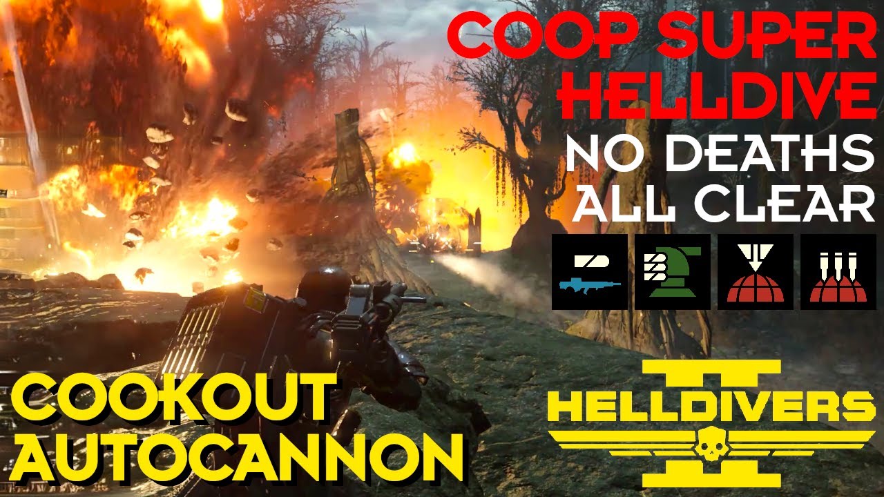 Helldivers 2 // Let Them Cook - Terminid Coop Super Helldive Lvl 10 - All Clear, No Deaths - YouTube