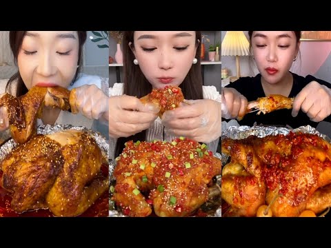 Spicy Chicken Eating Mukbang Asmr Eat Whole Chicken Chinese Spicy Chicken Mukbang Eating Sounds