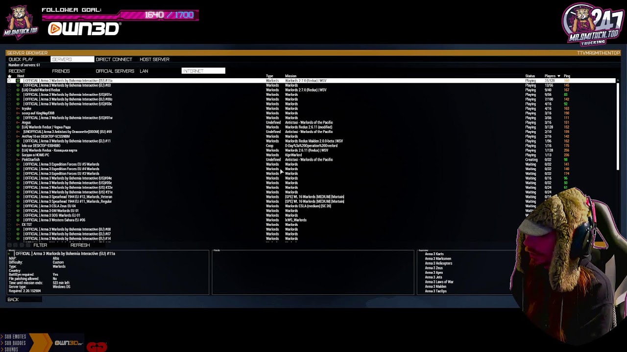 DUST N LED YT/TTV STREAM - YouTube