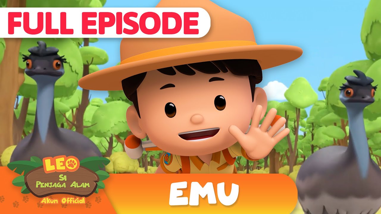 Petualangan Hutan Seru Leo dengan Burung Emu! 🌲🌴 | Leo Si Penjaga Alam ...