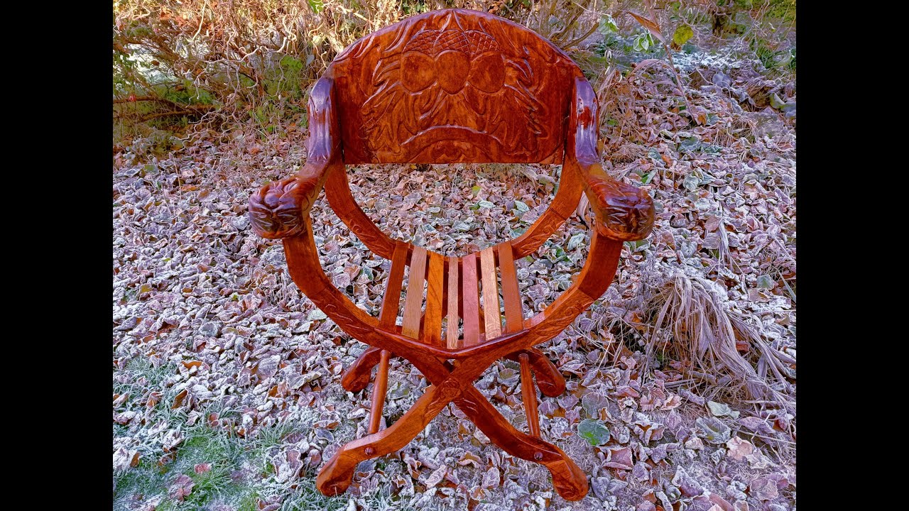 Making a Roman style chair - Patrick Douglas - YouTube