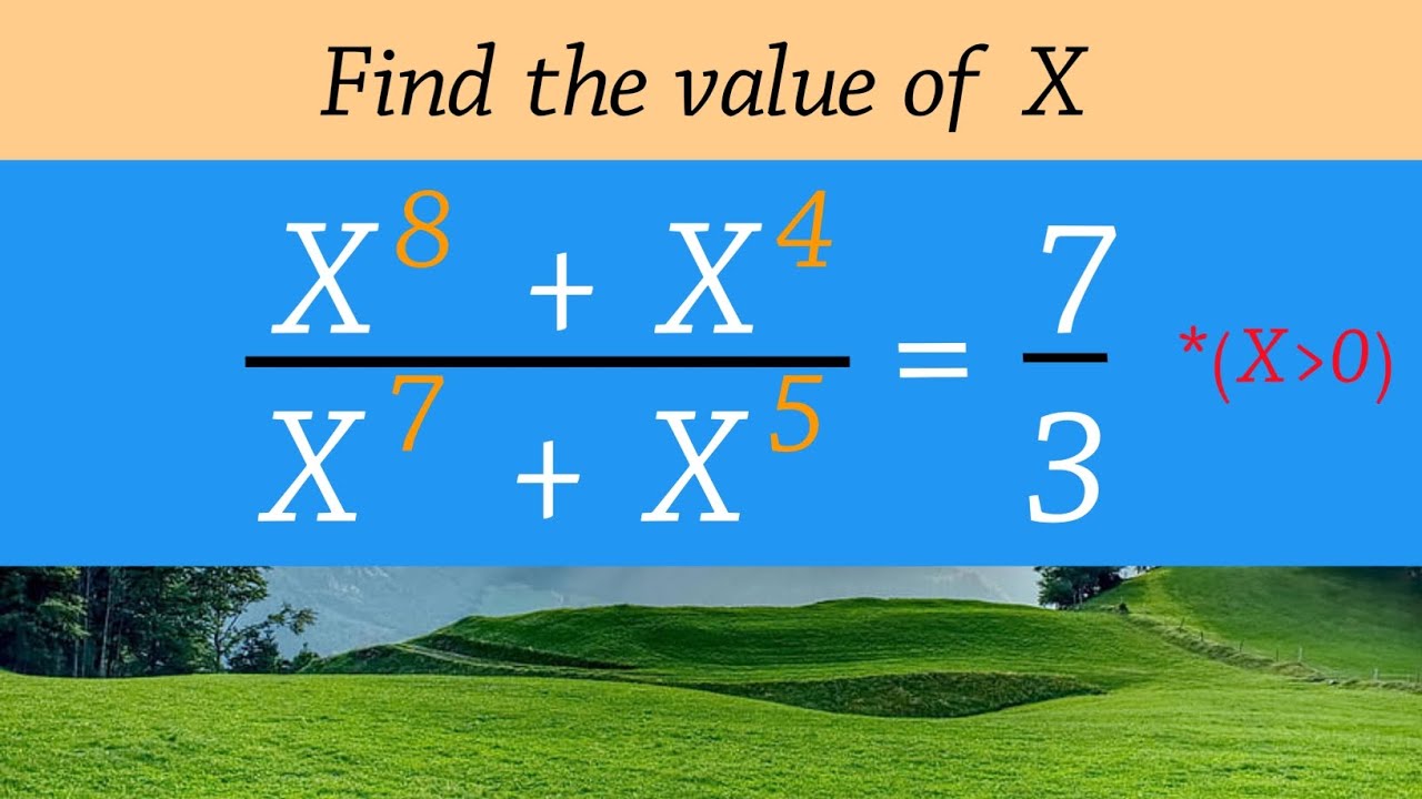 Wonderful Olympiad algebra maths/Exponent problem/#nkishor - YouTube