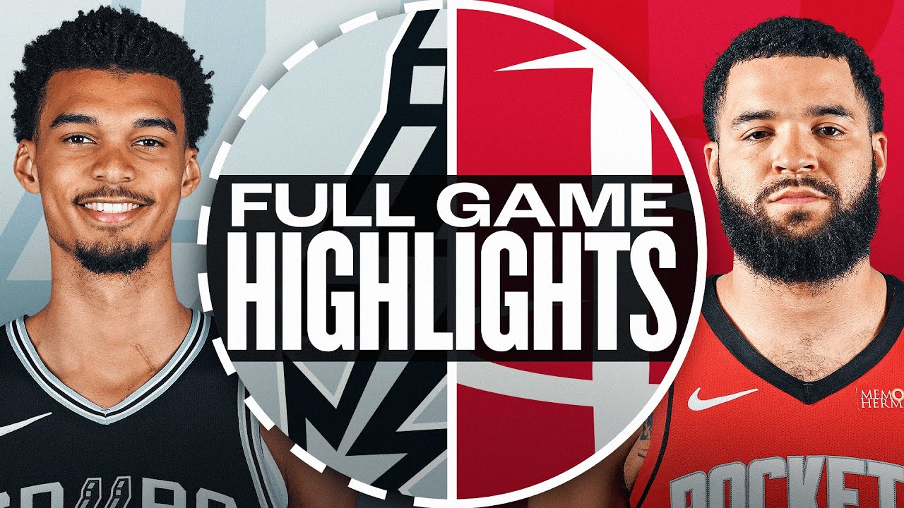 SPURS at ROCKETS | FULL GAME HIGHLIGHTS | November 6, 2024 - YouTube
