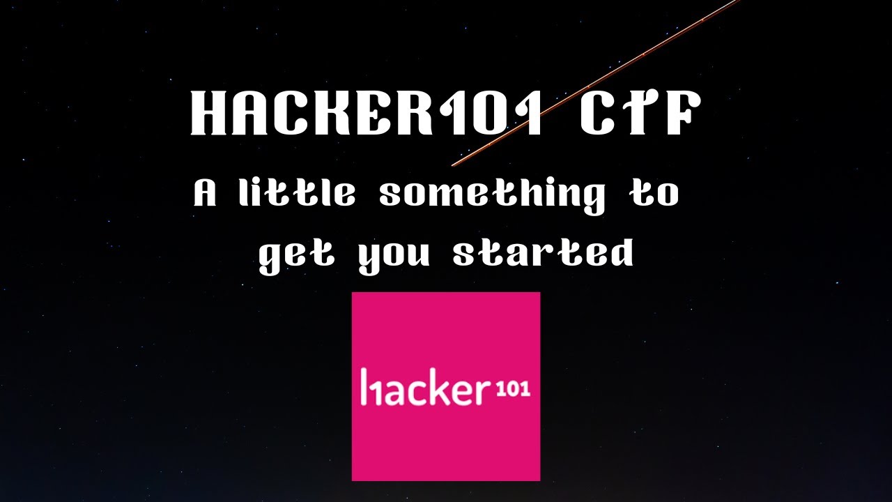 A little something to get you started | HACK3R101 CTF - YouTube