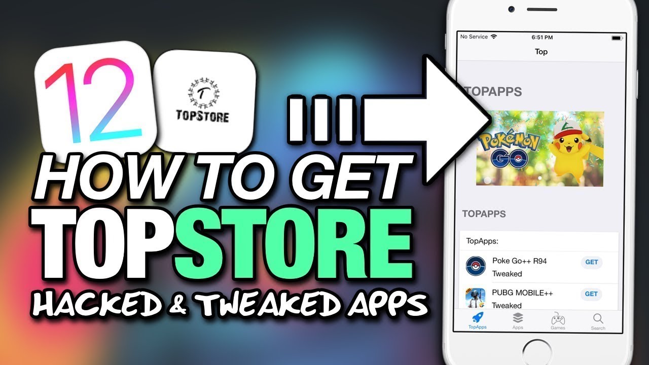 NEW Top Store Install Tweaked Apps FREE NO Adverts iOS 12 / 11 / 10 NO ...