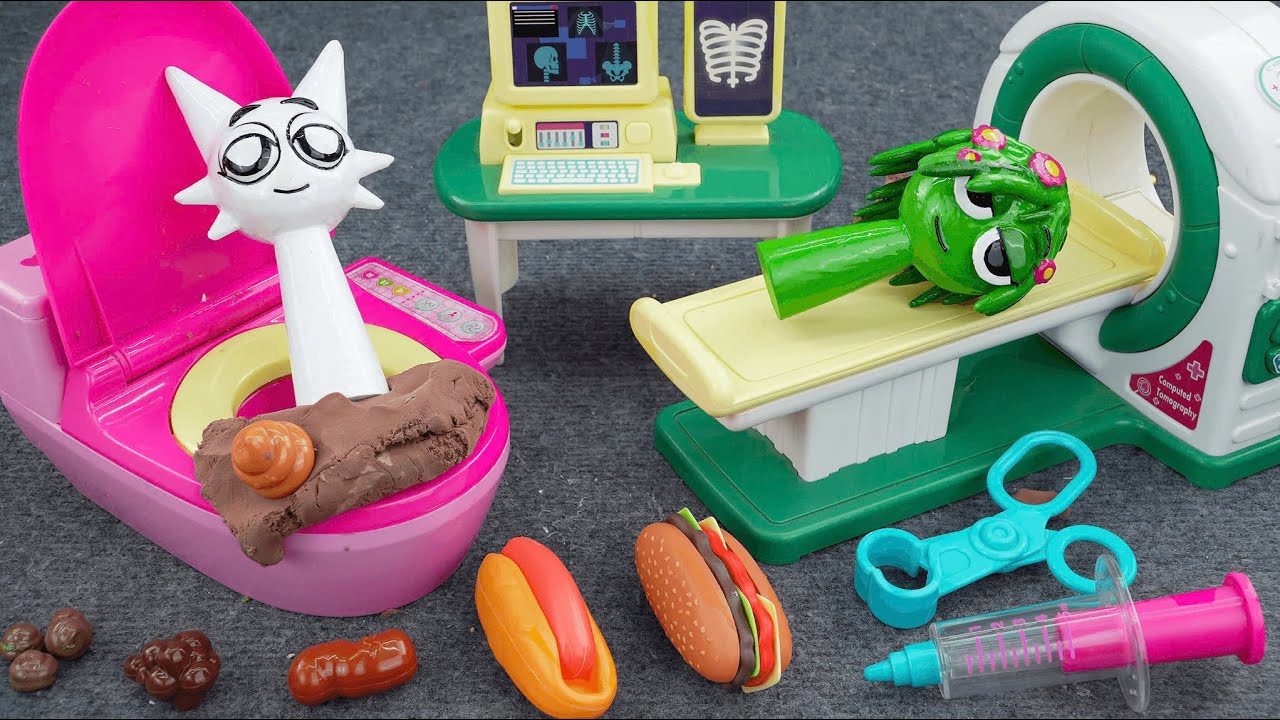 17 Minutes Satisfying with Unboxing Doctor toys & 💩SPRUNKI Potty ...