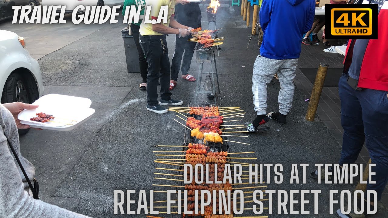 Dollar Hits Temple | Filipino street food - YouTube