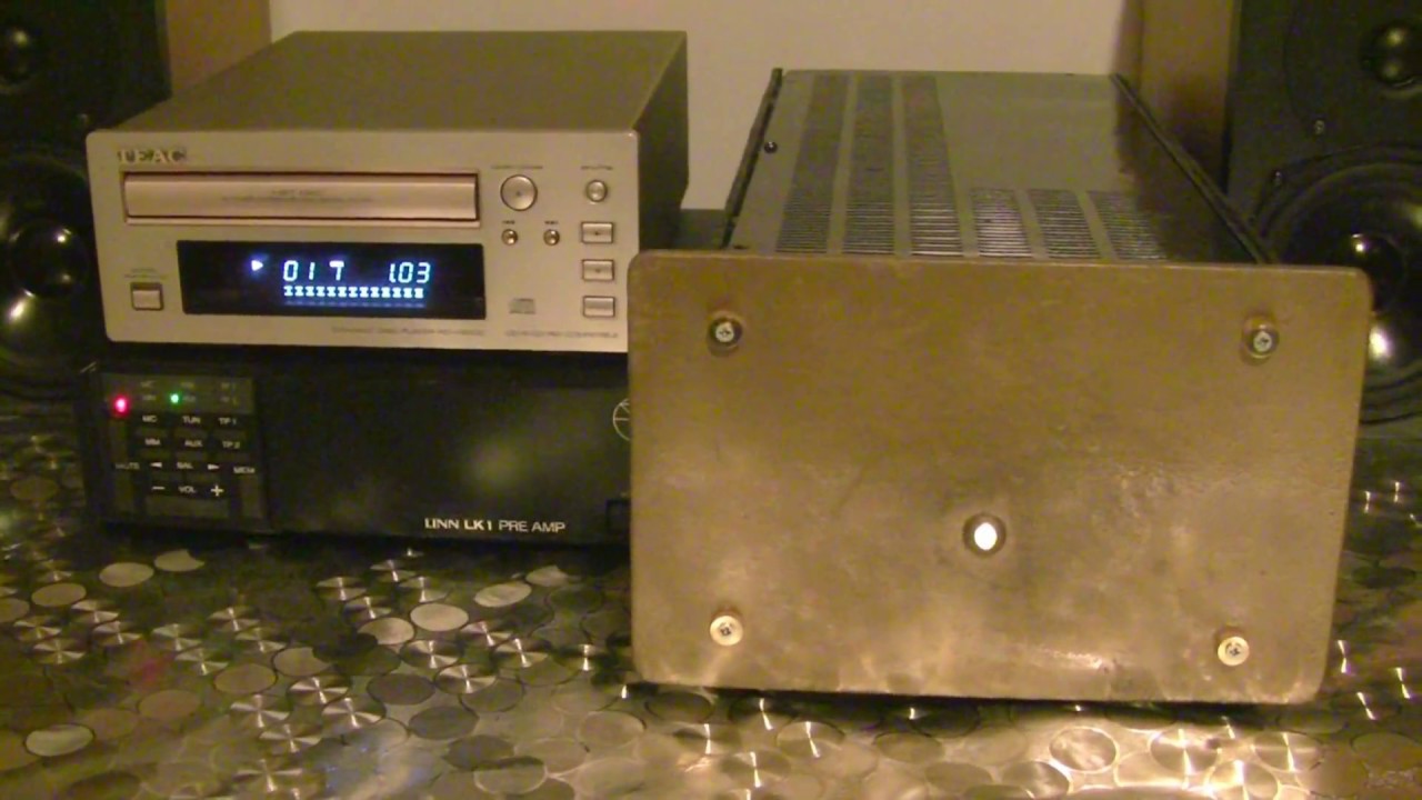 Class A Amplifier Homemade + LINN LK1 Preamplifier & Teac Ls100 - YouTube