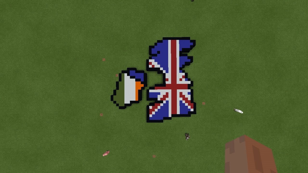 How to build the Earth in Minecraft | part 1 - UK & IRELAND - YouTube