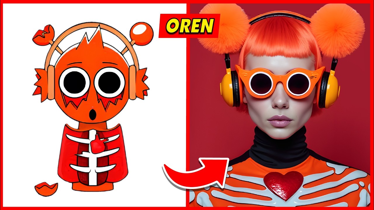 NEW SPRUNKI Animation Characters as HUMANS 🤑😎 + 🔊Guess The PHASE 4 ...