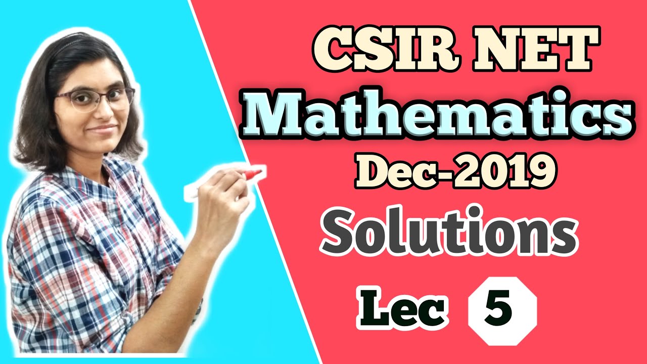 Csir Net Mathematics Part C Solutions Series Real Analysis Linear Algebra Youtube