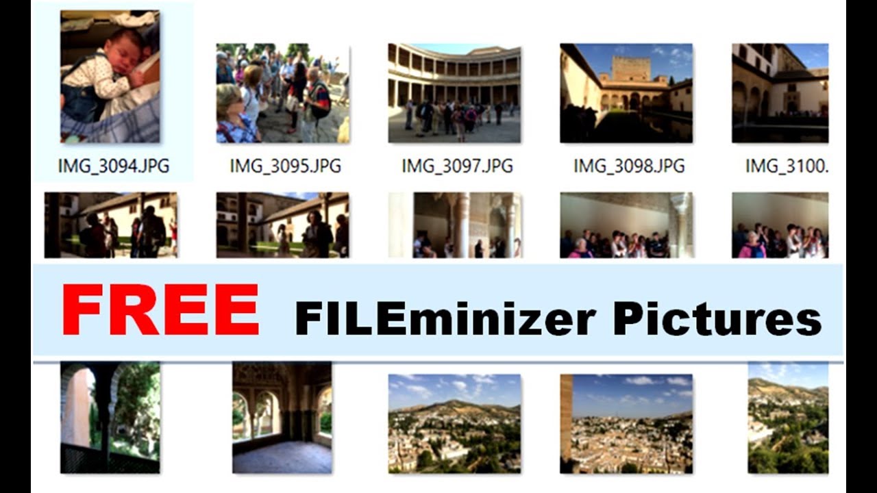 FREE FILEminimizer Pictures - Reduce all your photos -Safe 100MB - YouTube