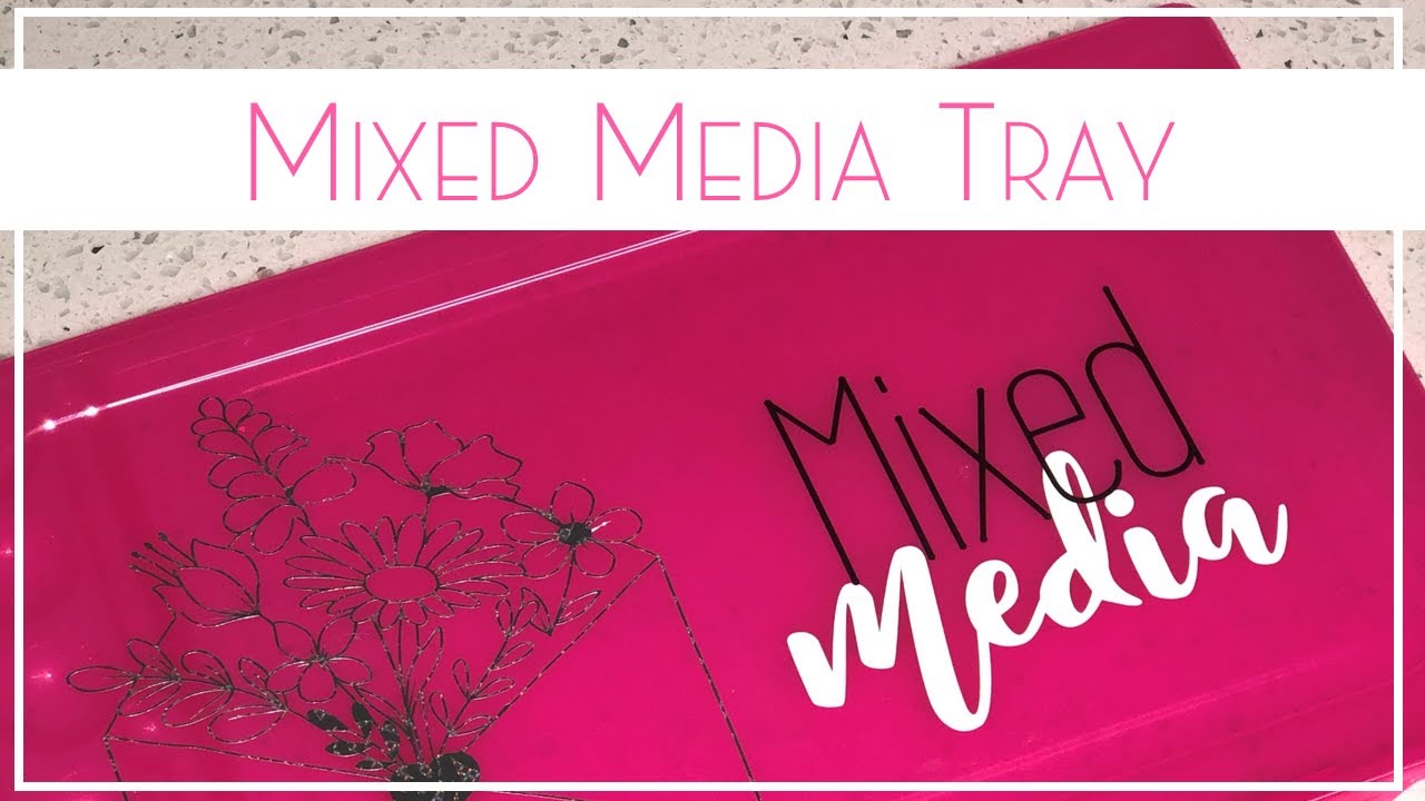 LET'S DRESS UP MY MIXED MEDIA TRAY/ORGANIZER FROM DOLLAR TREE🌸QUICK ...