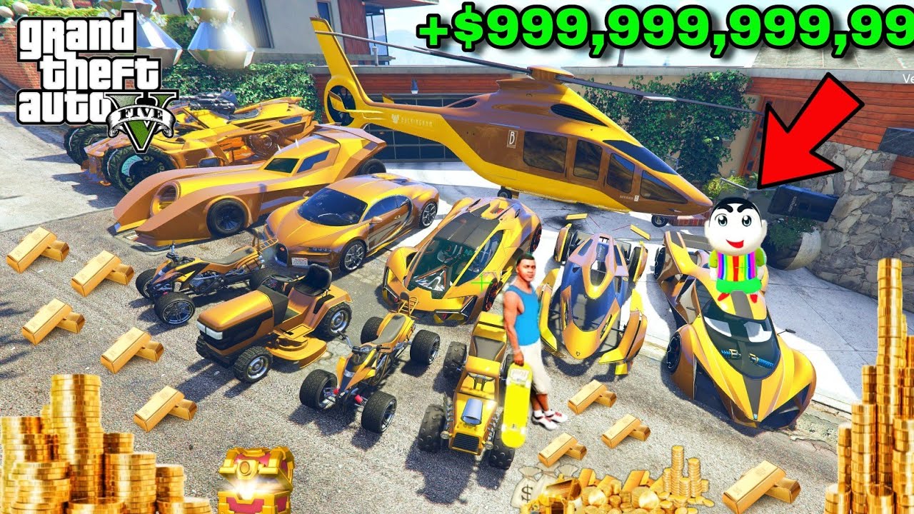 FRANKLIN TOUCH KICK BECOME GOLD || EVERYTHING IS FREE IN GTA 5 - YouTube