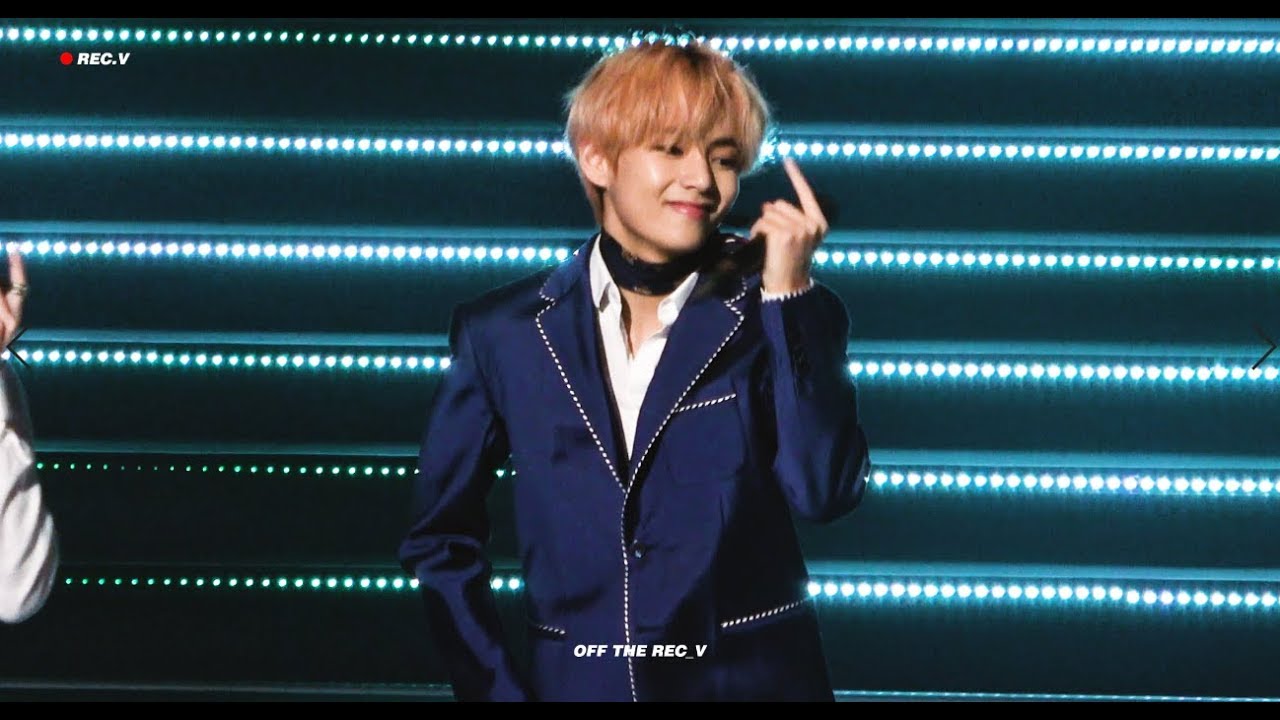 [4K] 181231 MBC 가요대제전 IDOL 미방송분 / 방탄소년단 태형 뷔 직캠 / BTS V FOCUS FANCAM - YouTube