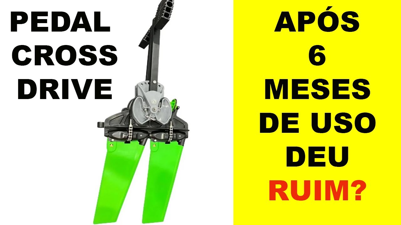 pedal CROSS DRIVE após 6 meses, e agora? - YouTube