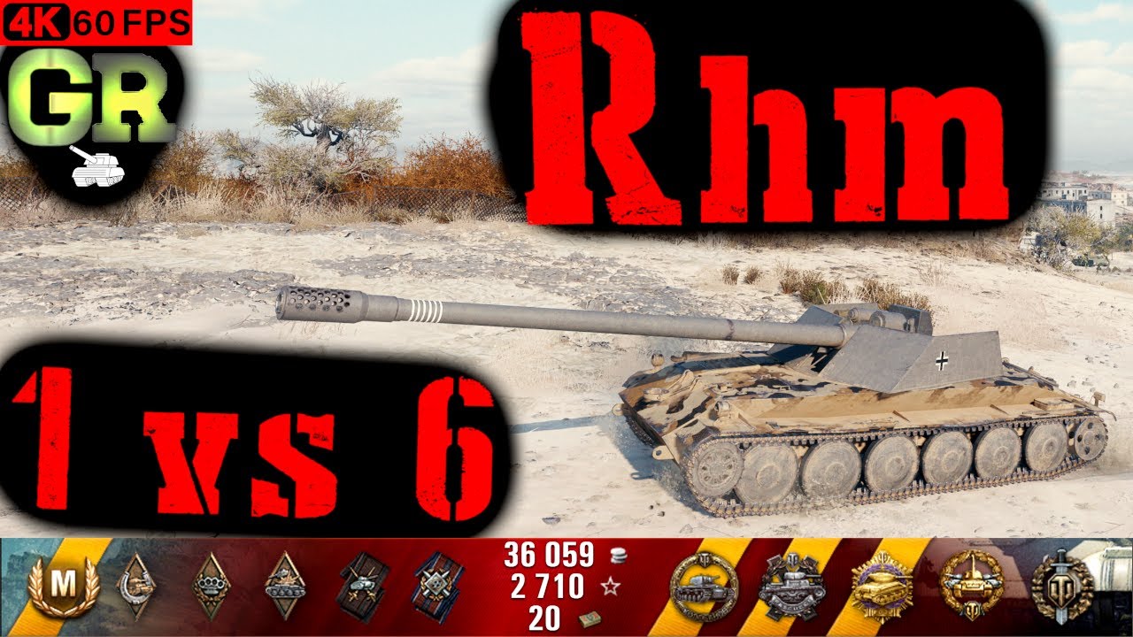 World of Tanks Rhm.-Borsig Waffenträger Replay - 10 Kills 4.4K DMG ...