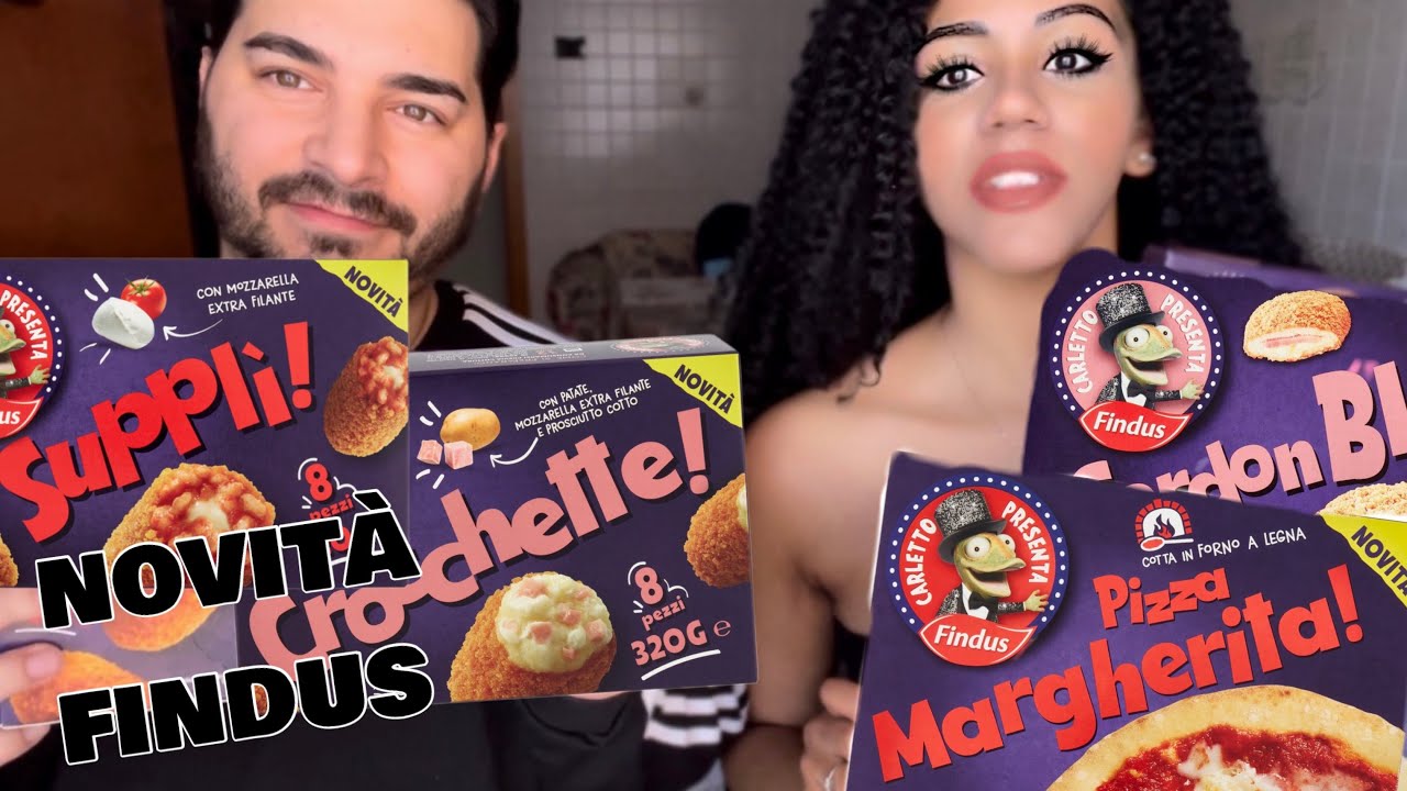 MUKBANG ITA PIZZA e FRITTI NOVITÀ FINDUS CARLETTO🍕(SUPPLÌ,CROCCHETTE ...