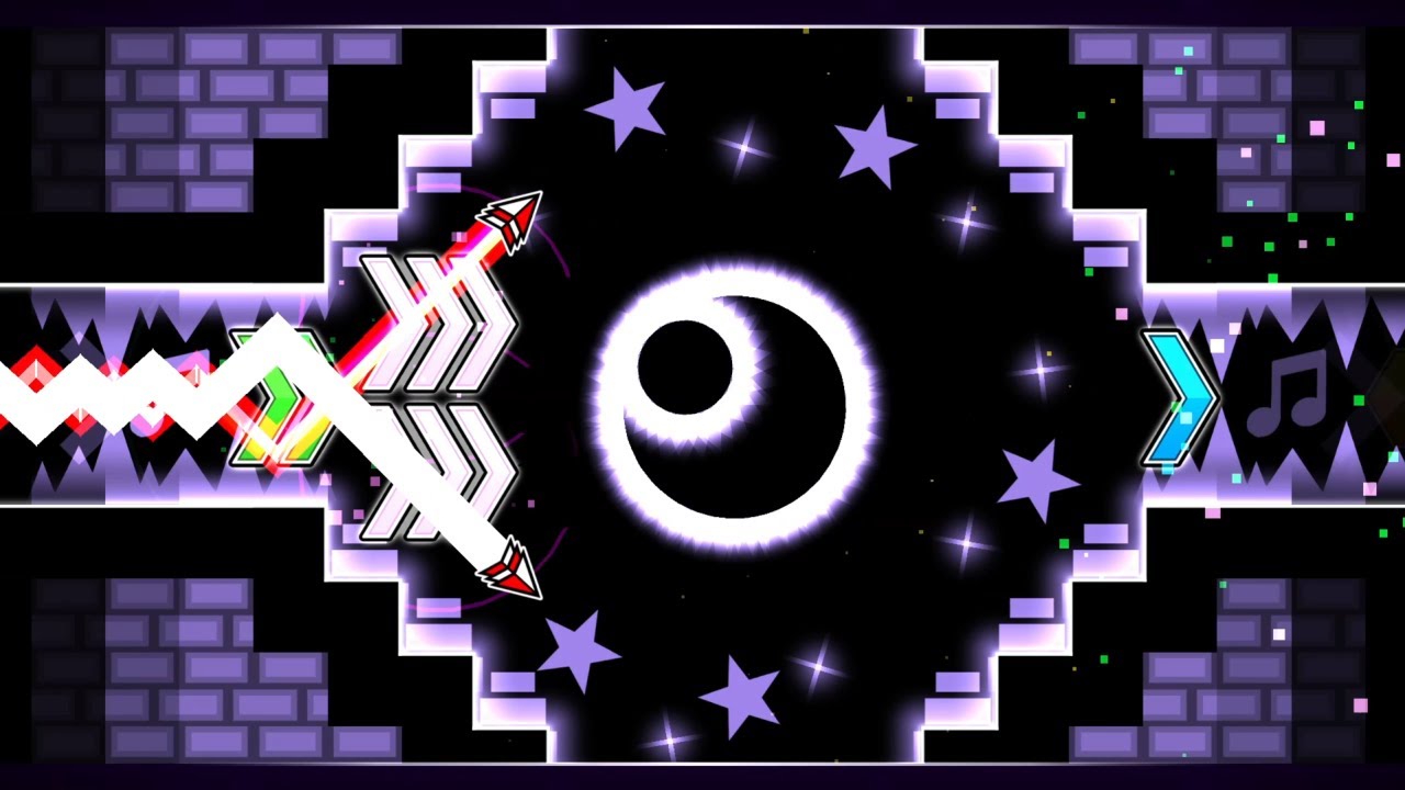 Geometry Dash - Lunar Intoxication by Cyclic (Hard Demon) Complete - YouTube