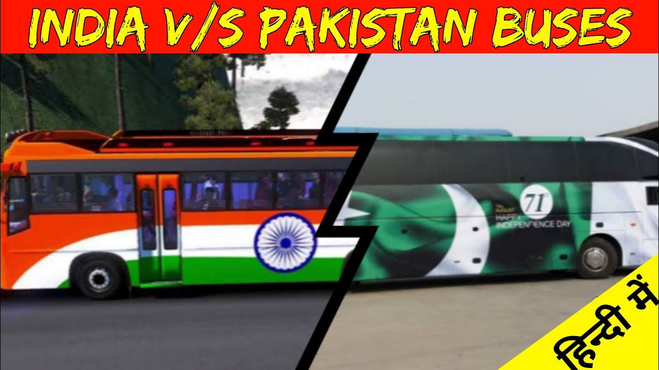 India V/S Pakistan Buses | Indian Buses | Factsify - YouTube