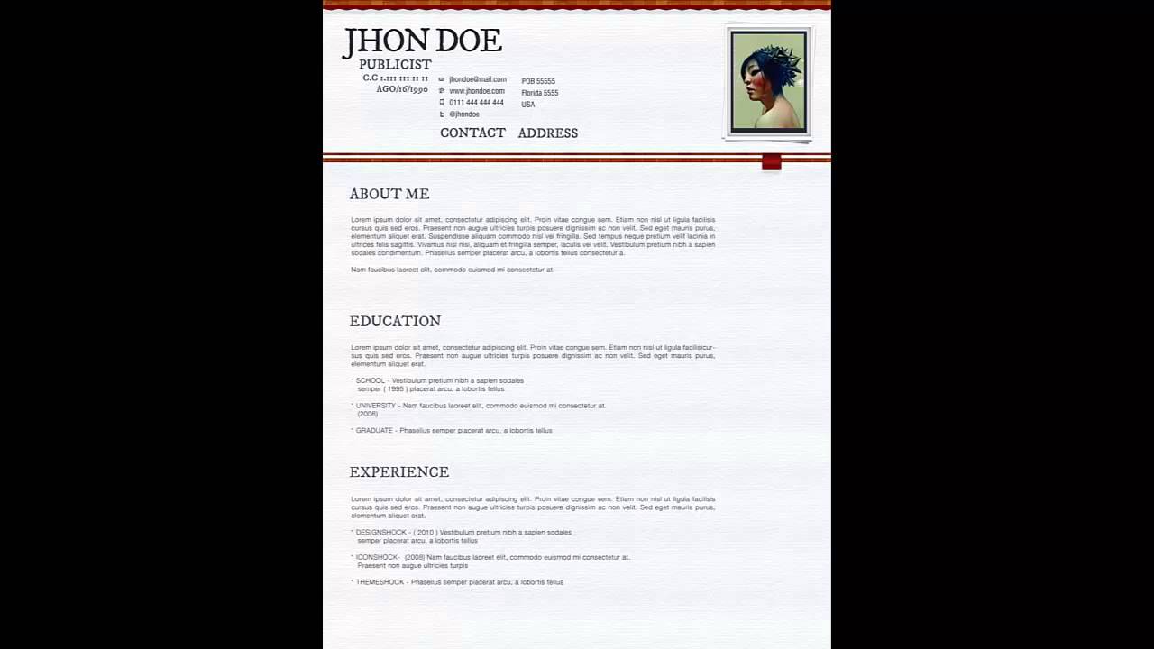 20 Professional CV templates - YouTube