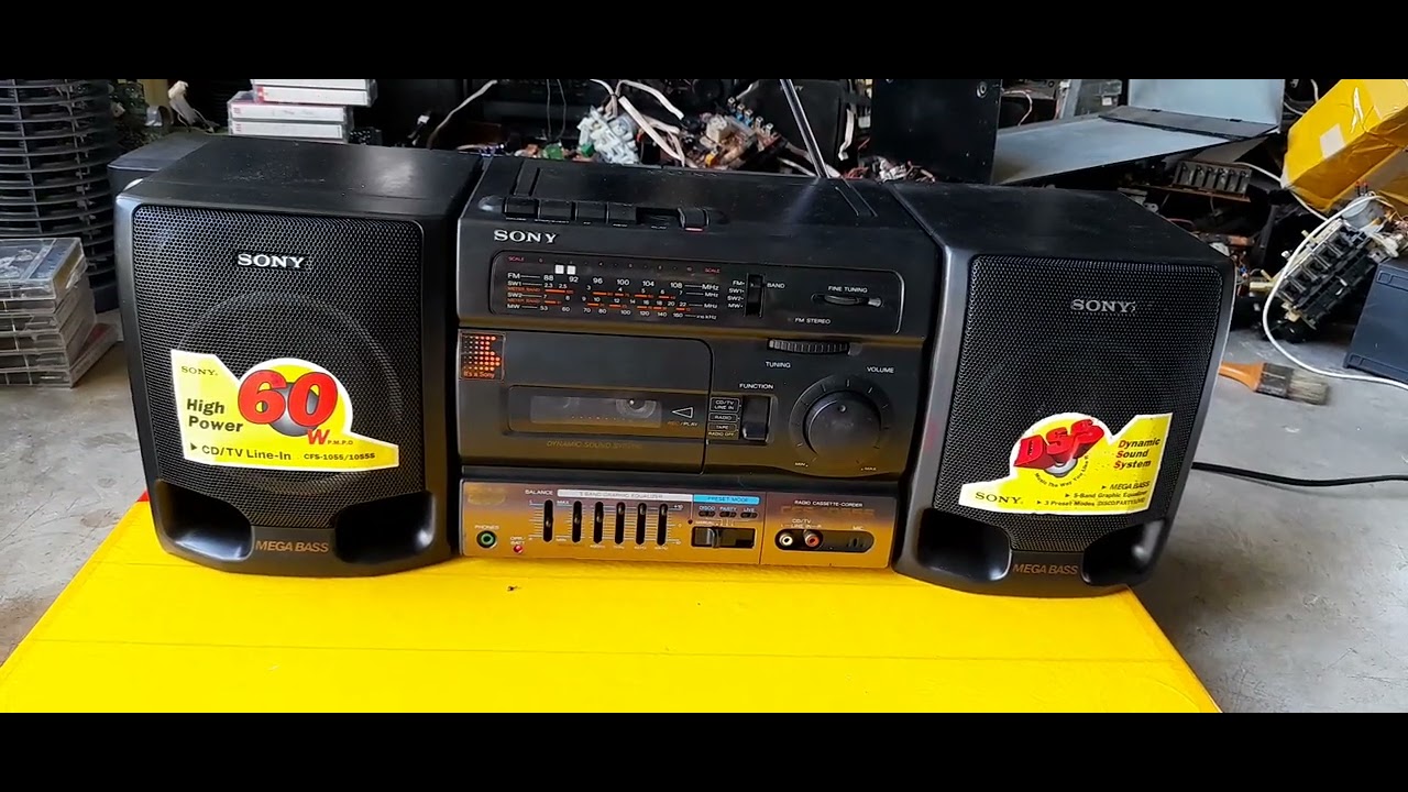 TÉT BĂNG SONY CFS 1055S GIÁ 800K - YouTube