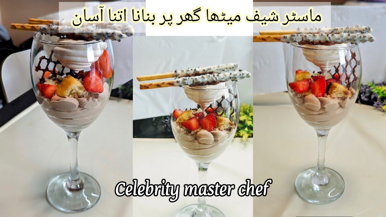 New Celebrity MasterChef viral dessert recipe | Homemade fusion - YouTube