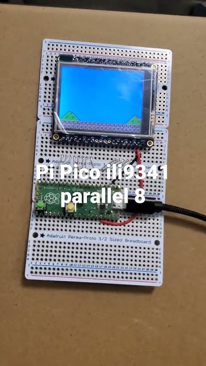 ILI9341, Pico, parallel 8-bit - YouTube