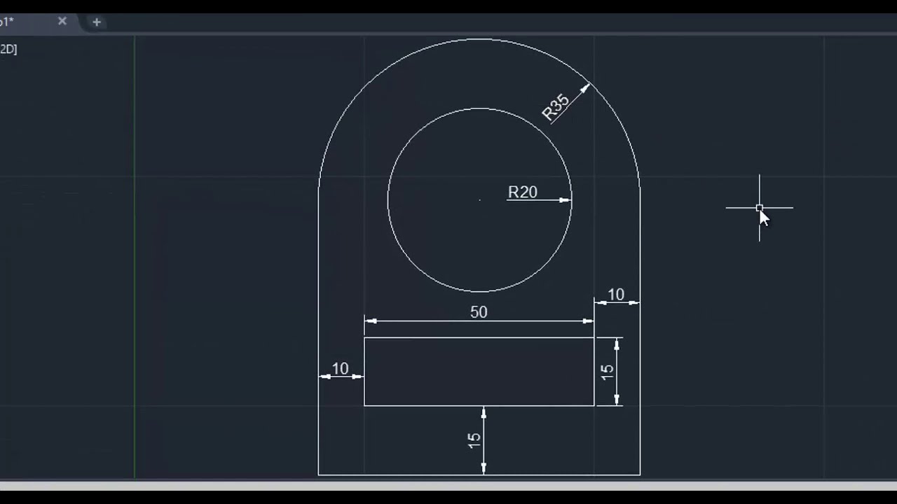 Autocad #3: Dibujo de círculos y arcos - YouTube