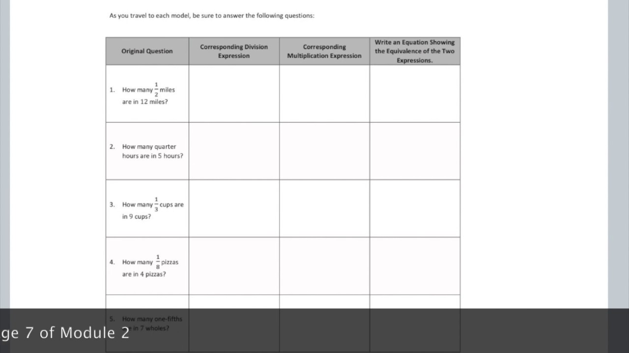 Eureka Module 2 Lesson 2 - YouTube