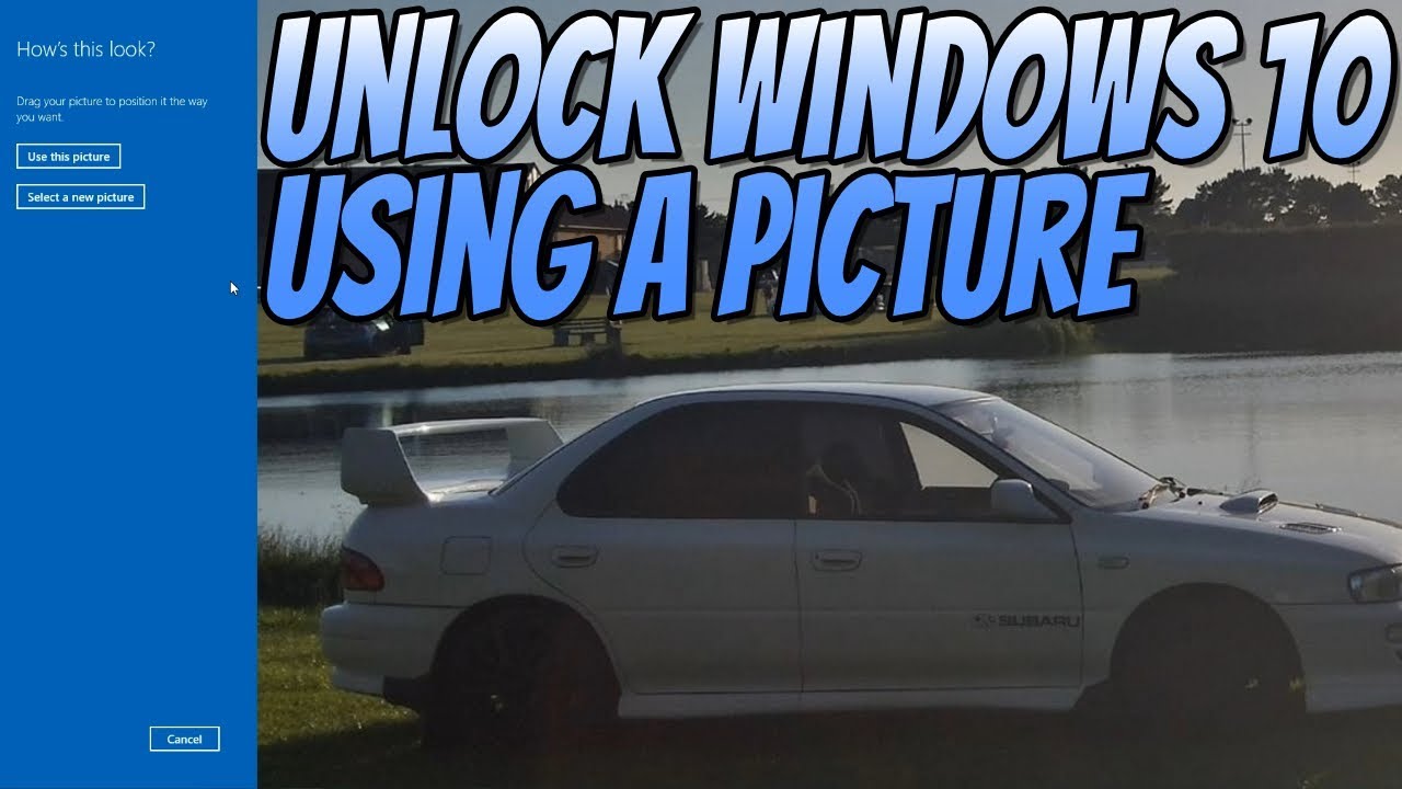 How To Set A Picture Password In Windows 10 Tutorial (Unlock Windows 10 ...