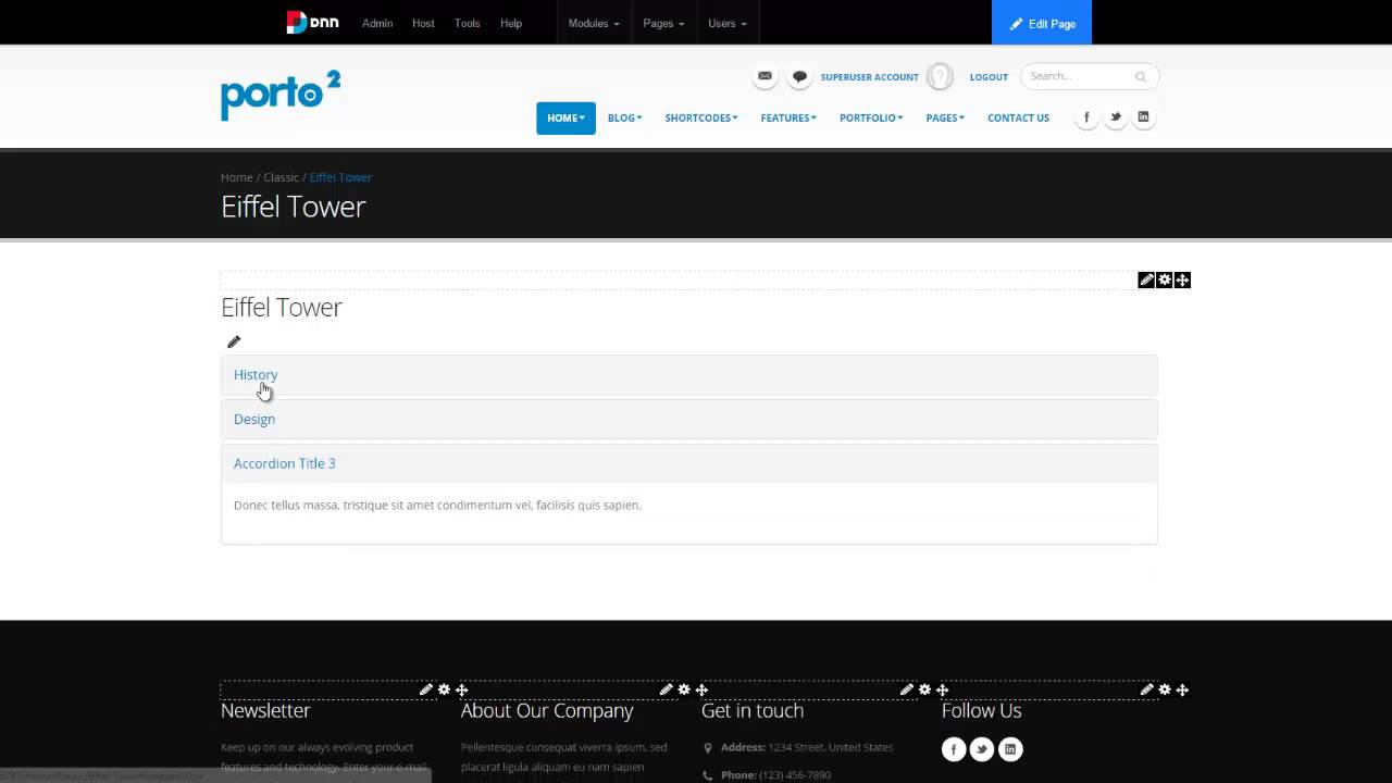 Porto 2 - Shortcodes - YouTube