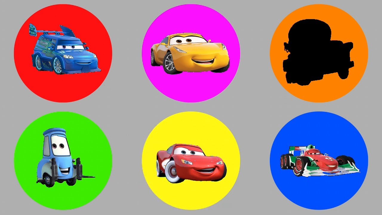 What is in the COLOR CIRCLE? CUTE Pixar Disney Cars CIRCLE PUZZLE ...