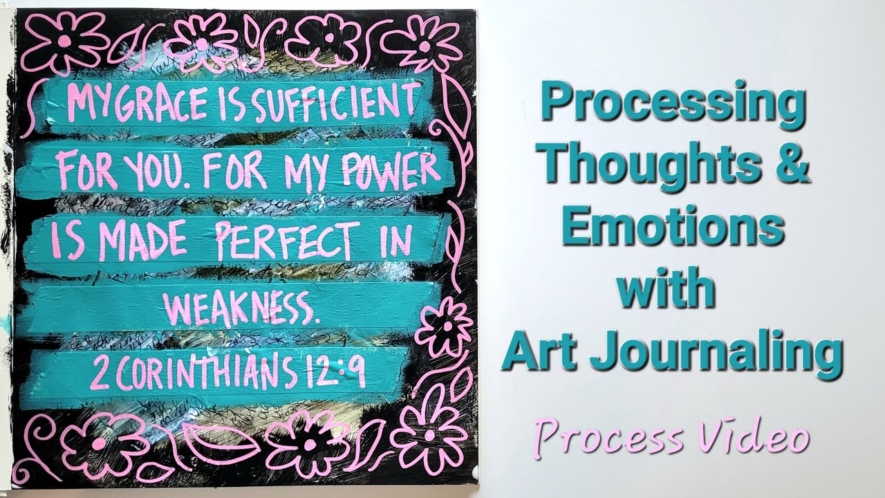 How I Process Thoughts & Feelings with Art Journaling - YouTube