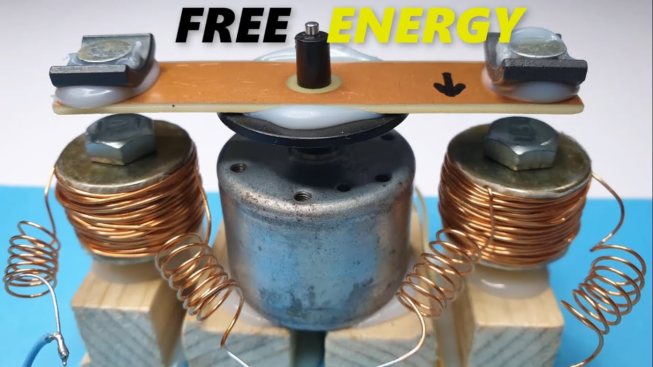 Free energy Generator ! Free Energy ! How to make free energy ! Magnet ...