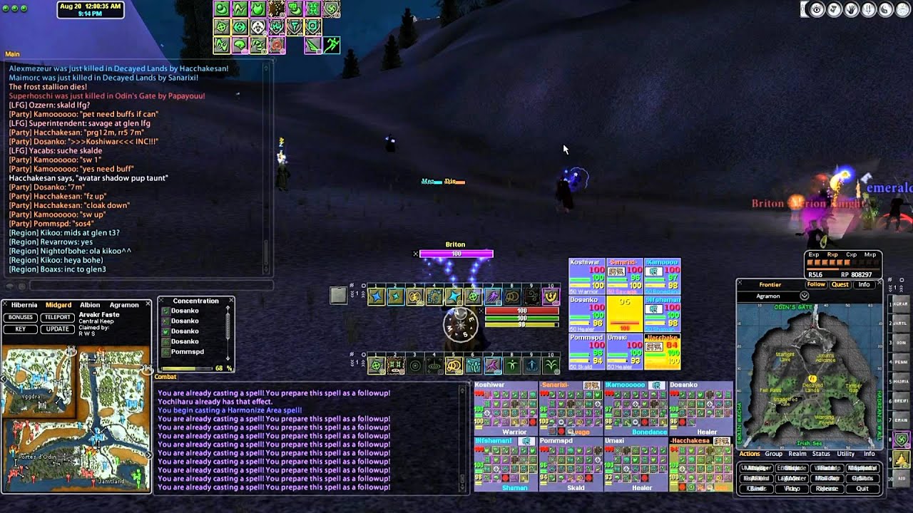 DAoC Healer 8-19-11 - YouTube